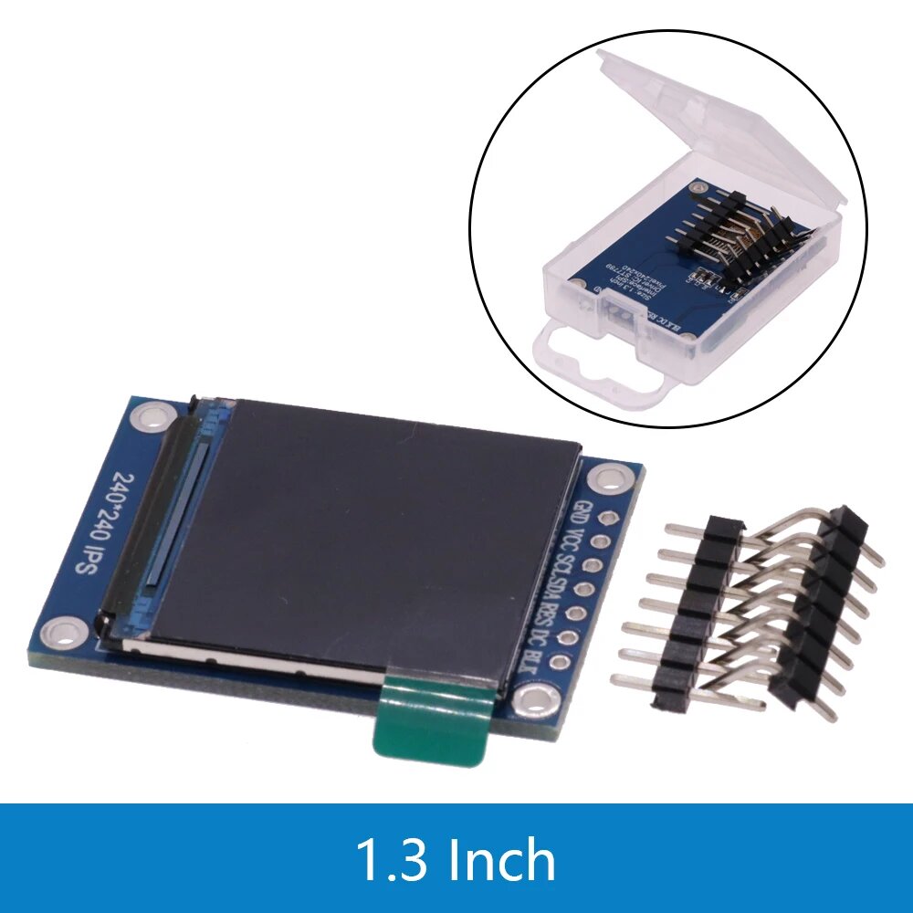 TFT-дисплей 0,96/1,3 дюймов IPS 7P SPI HD 65K полноцветный ЖК-модуль ST7735 Привод IC 80*160 (не OLED) для Arduino