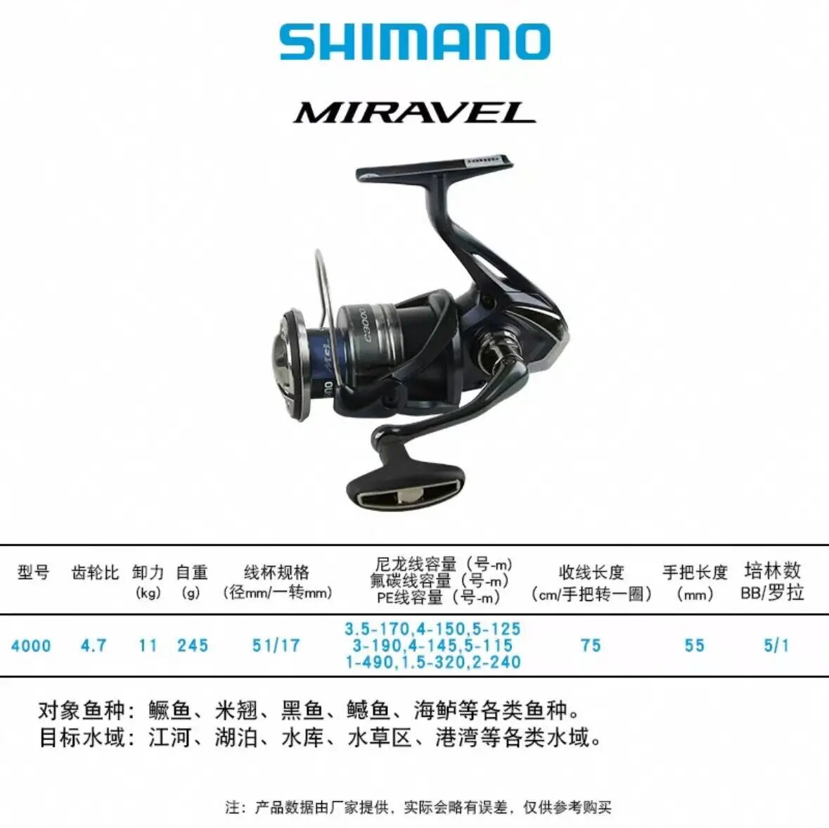 SHIMANO Miravel 22 оффшорная катушка 4000
