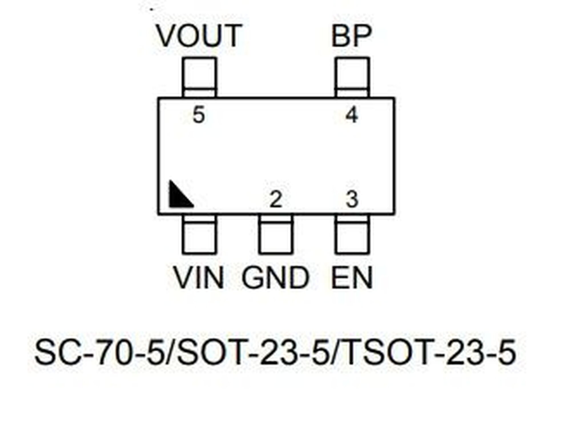 Микросхема RT9193-25PB 2.5V SOT23-5