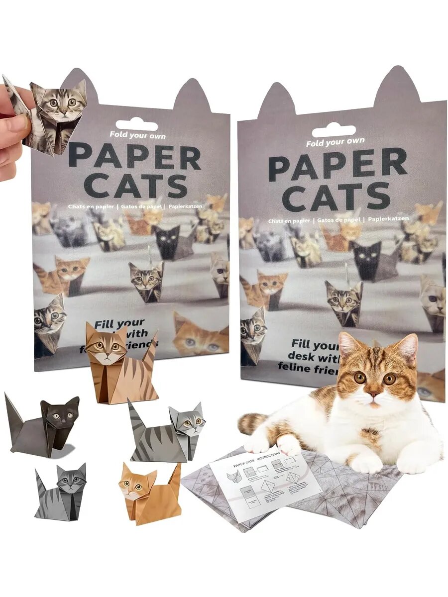 Оригами из бумаги: 50 очаровательных моделей, сделанных вруч