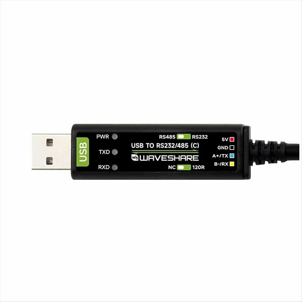 Waveshare Преобразователь Последовательного Кабеля USB В RS232 С Удлинителем