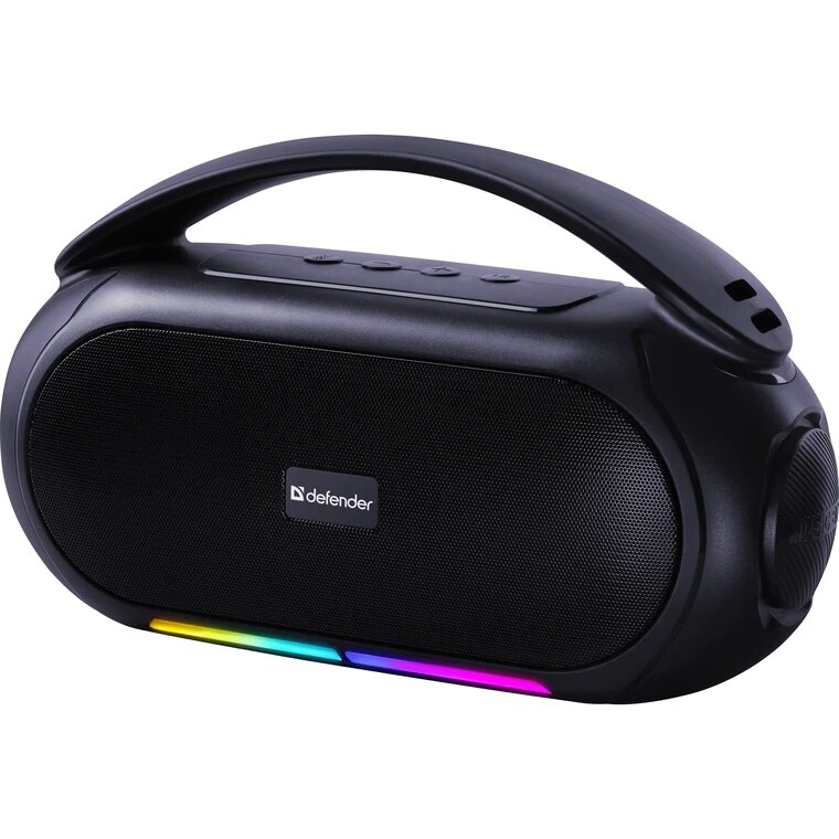 Портативная колонка DEFENDER Beatbox 12 12Вт, BT/FM/USB/TF/MIC/RGB (65812)
