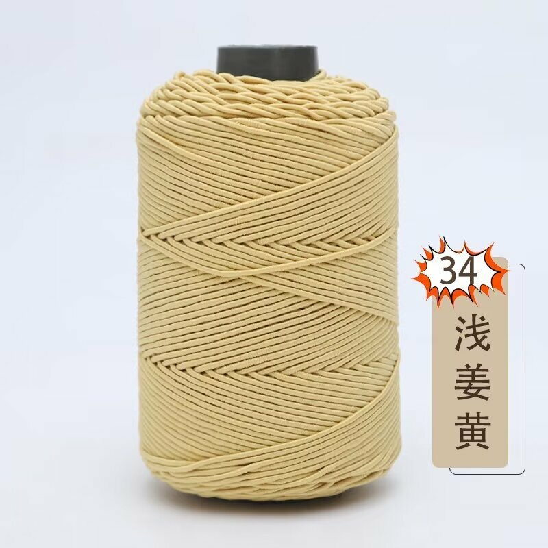 Вязаная шапка из пряжи Dragon Beard Vine, средней толщины, летняя прохладная шапка, пряжа для сумки, DIY ручная работа, пряжа для солнечной шапки