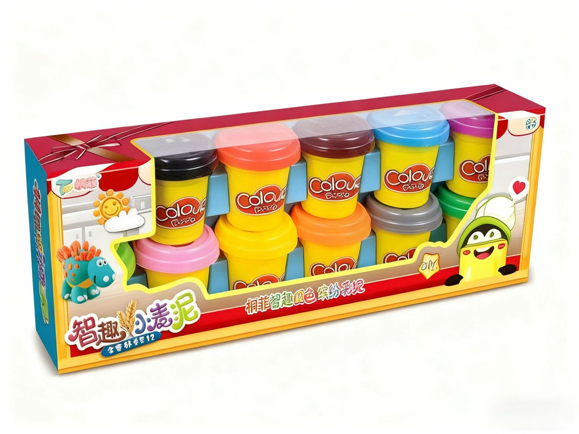 Набор глиняных игрушек Tongfei для детей, образовательная интерактивная DIY глина для родителей и детей, липкая глина