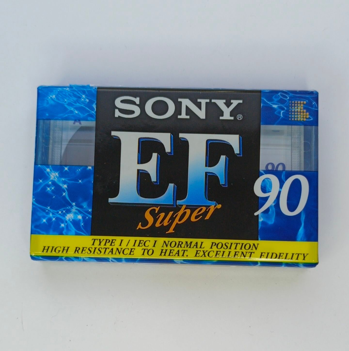 Аудиокассета SONY EF Super 90 TYPE I новая в упаковке