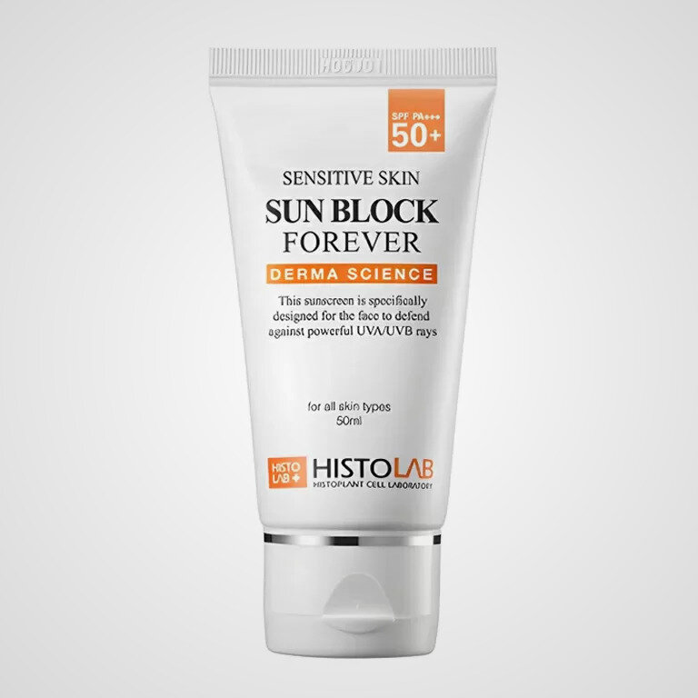 Эссенция солнцезащитная для чувствительной кожи SPF 50+/PA+++ 50 гр HISTOLAB Sun Block Forever SPF50\PA+++ Эссенция 50 гр