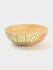 Миска сервировочная с узором, 15×15×6 см, бамбук, цвет бежевый