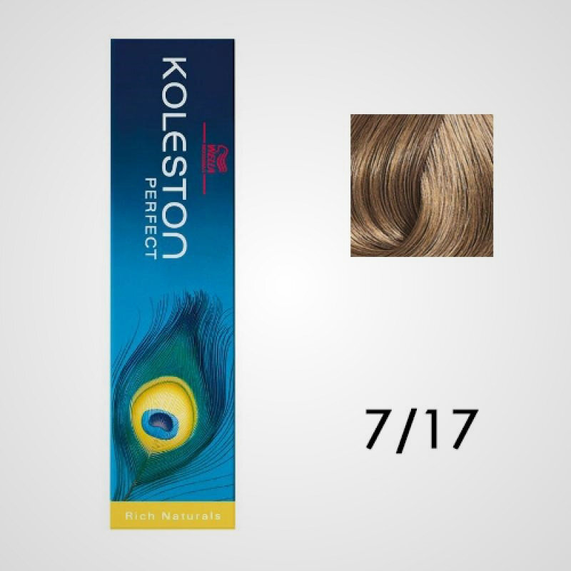 7/17 Стойкая крем краска Koleston 60мл WELLA Koleston perfect 7/17 Краска 60мл