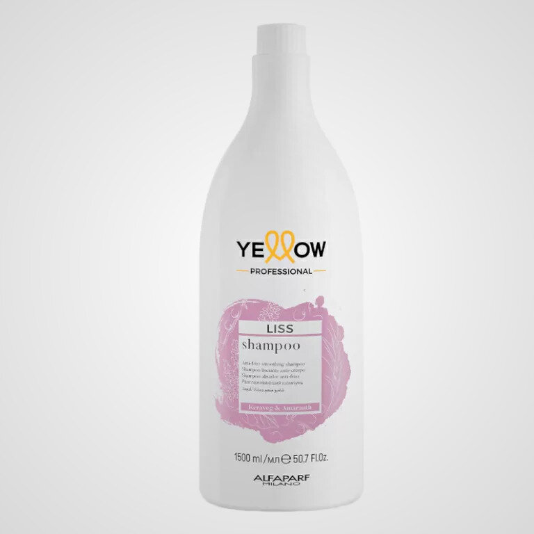 Шампунь антифриз для гладких волос 1500 мл YELLOW PROFESSIONAL Liss Shampoo Шампунь 1500 мл
