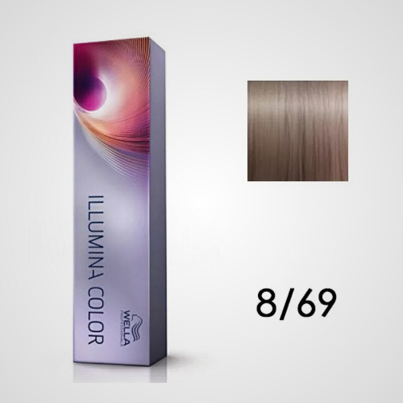 8/69 Стойкая крем краска Illumina 60мл WELLA Illumina color 8/69 Краска 60мл