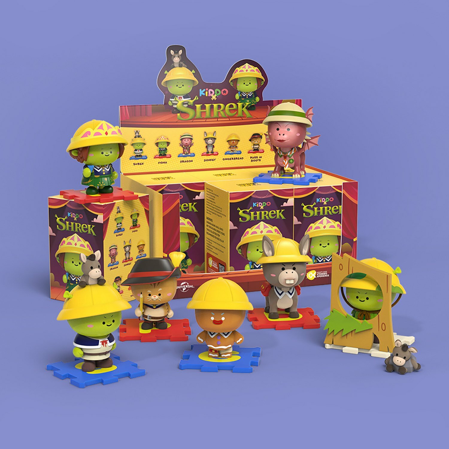 Коллекционная фигурка Mighty Jaxx Shrek в ассортименте (коробка) (8х11х8) (71170)