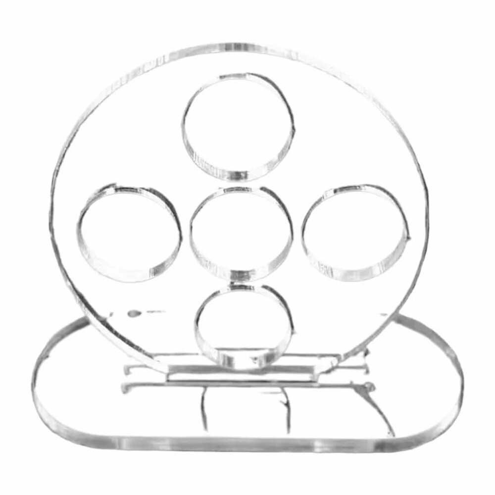 Тренажер для отработки удара по бильярду, акриловый, с 5 отверстиями, для домашнего зала, портативный