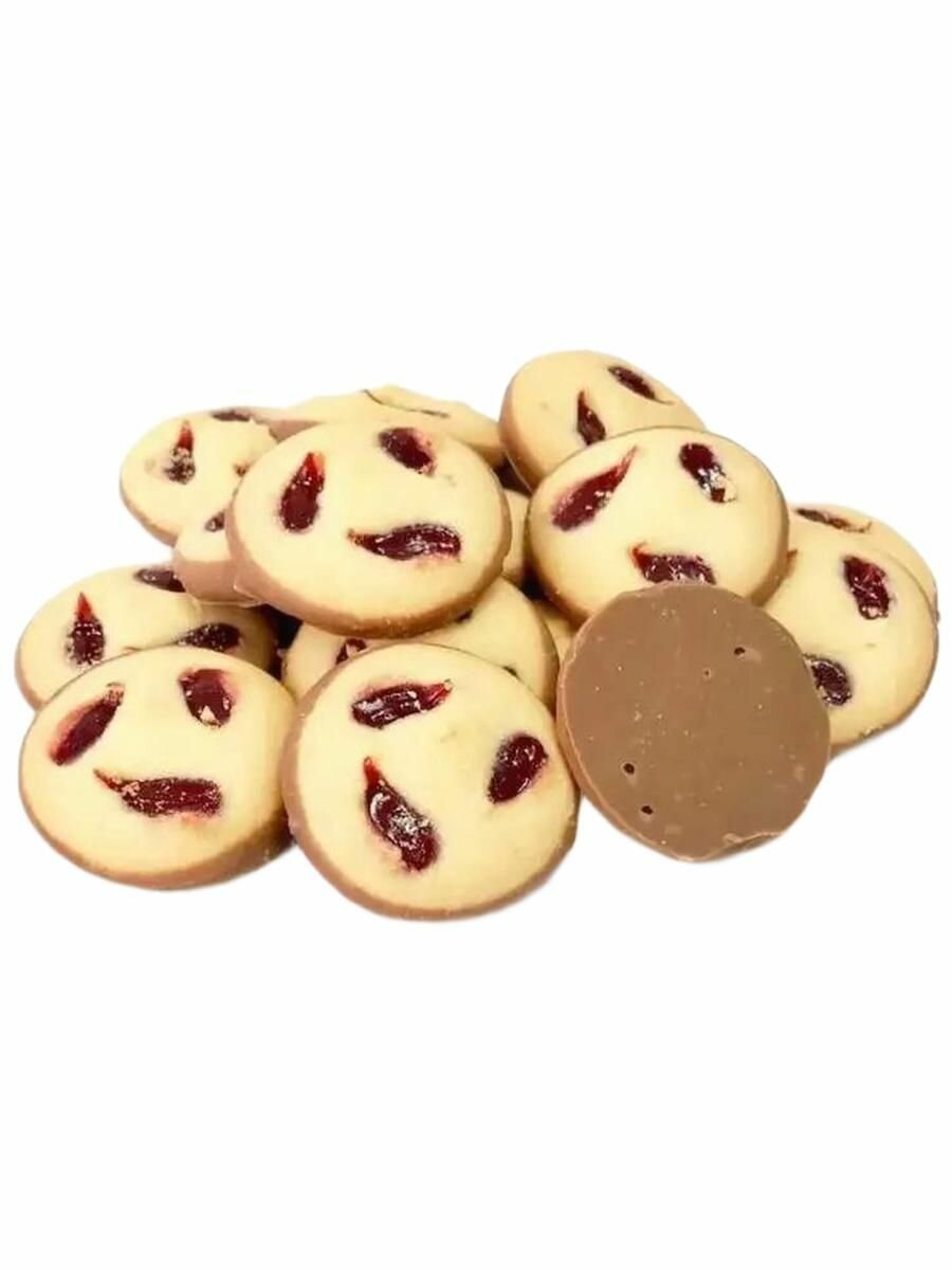 Печенье "Панда" с начинкой из вишни и молочной глазурью, 2 килограмма, 1 коробка