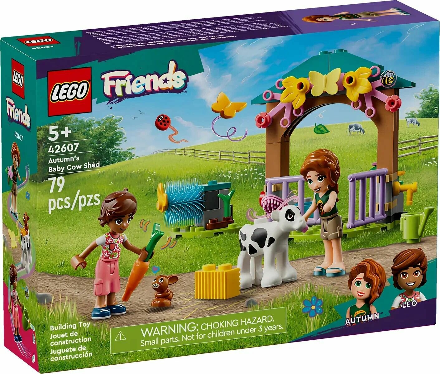 Конструктор LEGO Friends 42607 Коровник для телят Отэм