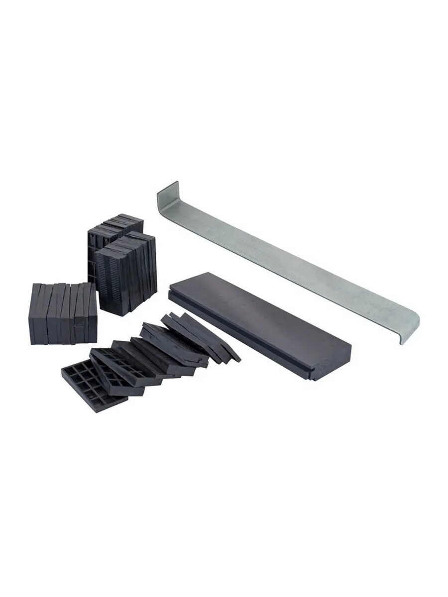 Набор для укладки ламината Biber 85394, пластик, металл, 40 клиньев