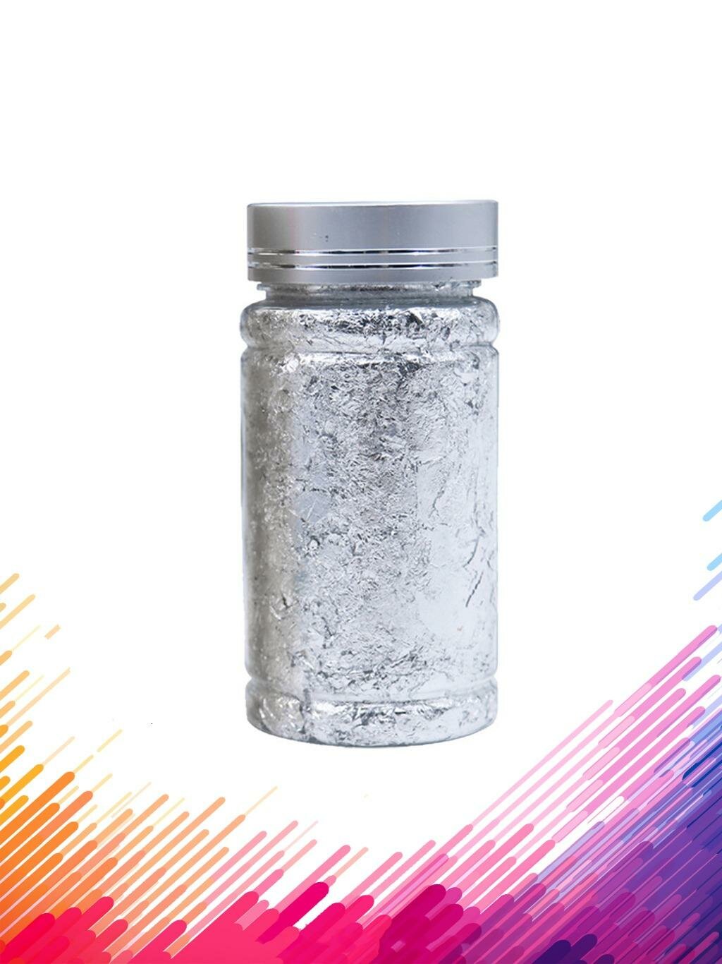 Набор золотых блёсток, Серебро