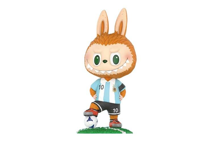 Фигурка унисекс POP MART LABUBU Аргентина Национальная сборная, коллекция фигурок, Confirmed-Lionel Messi | Kick-off (Open)