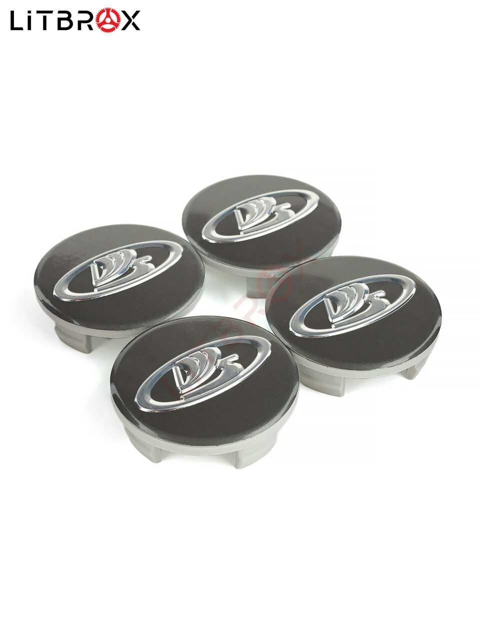 Колпачок ступицы колеса R17 Серый / (к-т 4 шт.) Оригинал для ВАЗ LADA Vesta, Vesta Cross, Vesta Cross SW / 8450031823