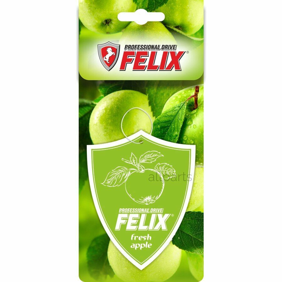 FELIX 411040031 Ароматизатор бумажный подвесной Яблочная свежесть Felix 411040031