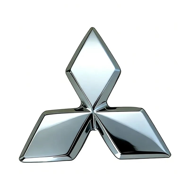 ABS автомобильный руль, центральная наклейка, эмблема, значок для Mitsubishi ASX серебристый, 4.7CM