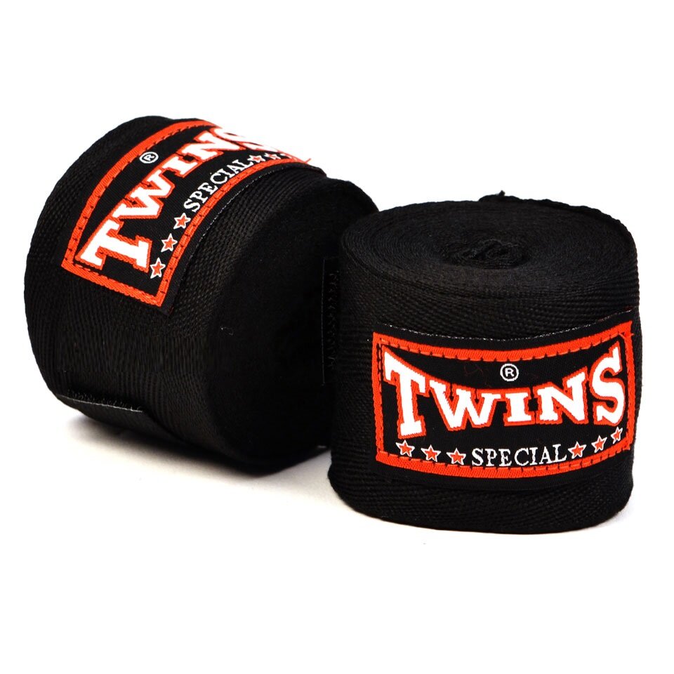 Бинты боксерские Twins CH-1, цвет Чёрный