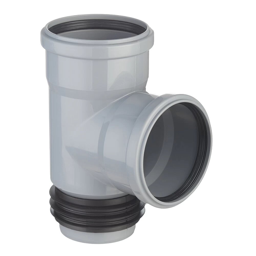 Тройник восстановитель раструба Ostendorf HTSA d110 мм 87° пластиковый для внутренней канализации (115740) Ostendorf 115740