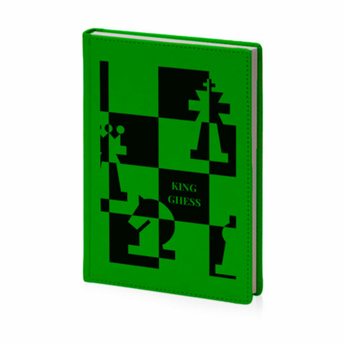 Ежедневник «Шахматы. Подарок шахматисту. Шахматный клуб» (зеленый)