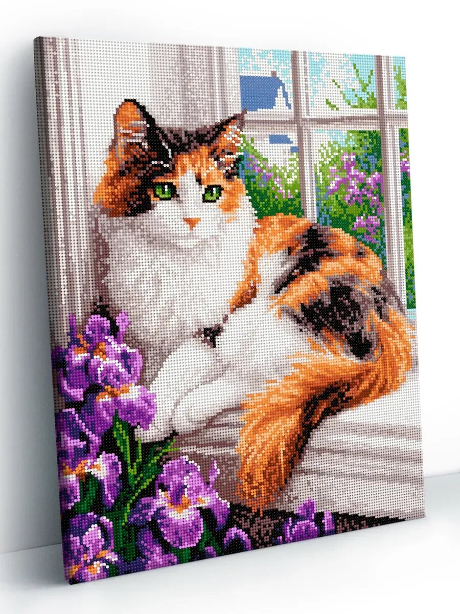 У бабушки в деревне Алмазная мозаика 40х50 см