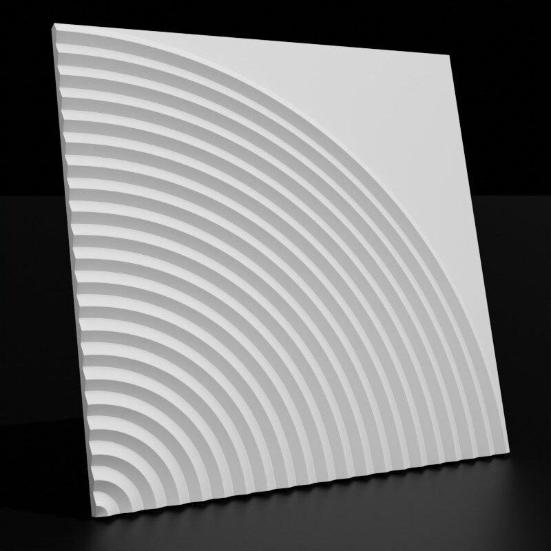 3D гипсовая панель Weissenberg "Консул №6", 50*50см