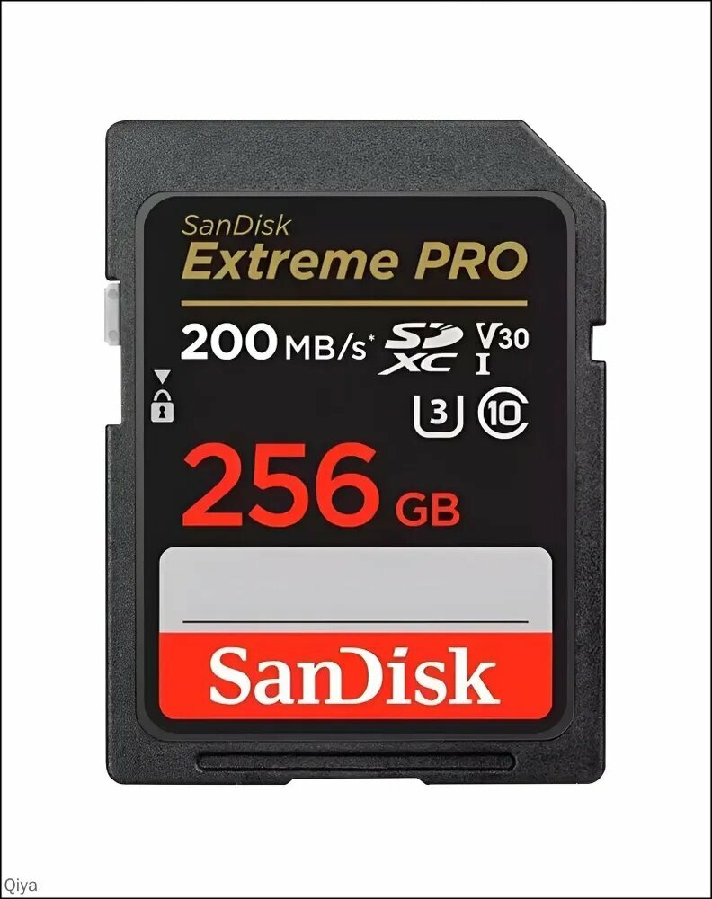 Карта памяти SanDisk Extreme PRO SDXC 256GB 200MB/s Class 10 UHS-I V30 U3 (SDSDXXD-256G-GHJIN)