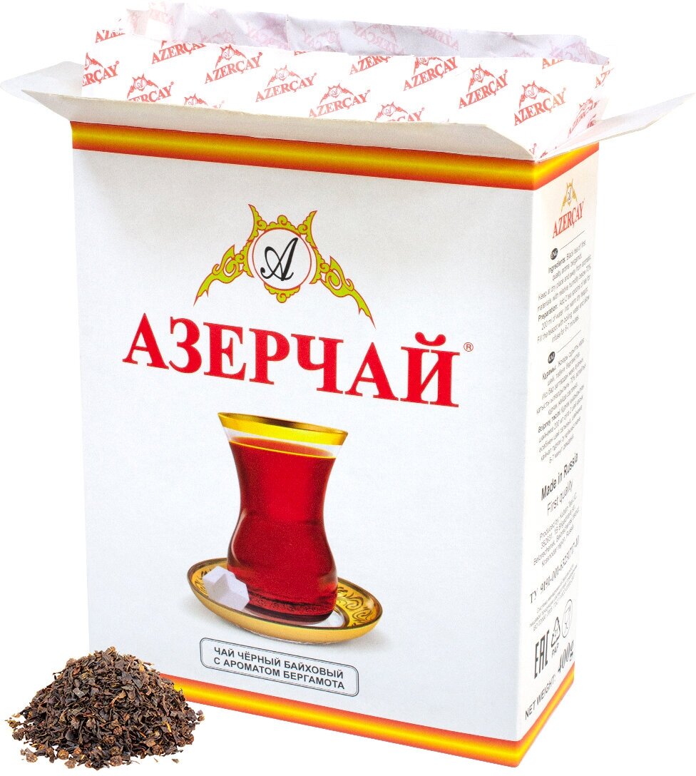 Чай черный листовой Азерчай, 400 г