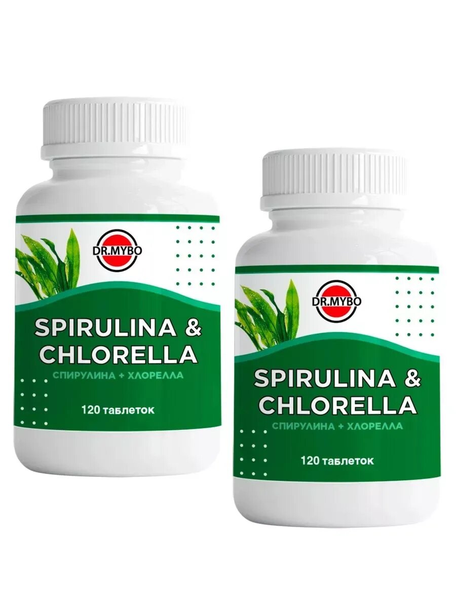 Спирулина Хлорелла 2 шт