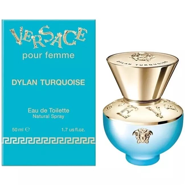 Versace Dylan Turquoise Woman 50 мл, Туалетная вода женская