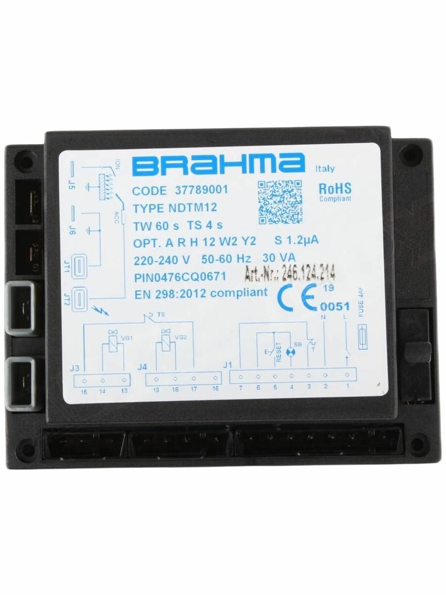 Блок управления горением Brahma серии NDTM12 37789001