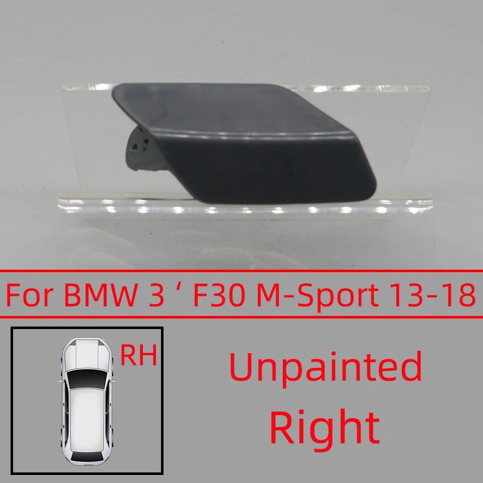 Крышка форсунки омывателя фар BMW F30 F31 M-Sport, RH, Unpainted