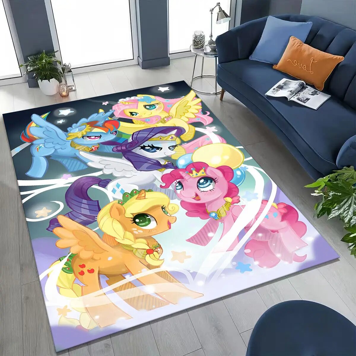 Коврик My Little Pony Unicorn MINISO 230x160cm( 90x62in ), 23
