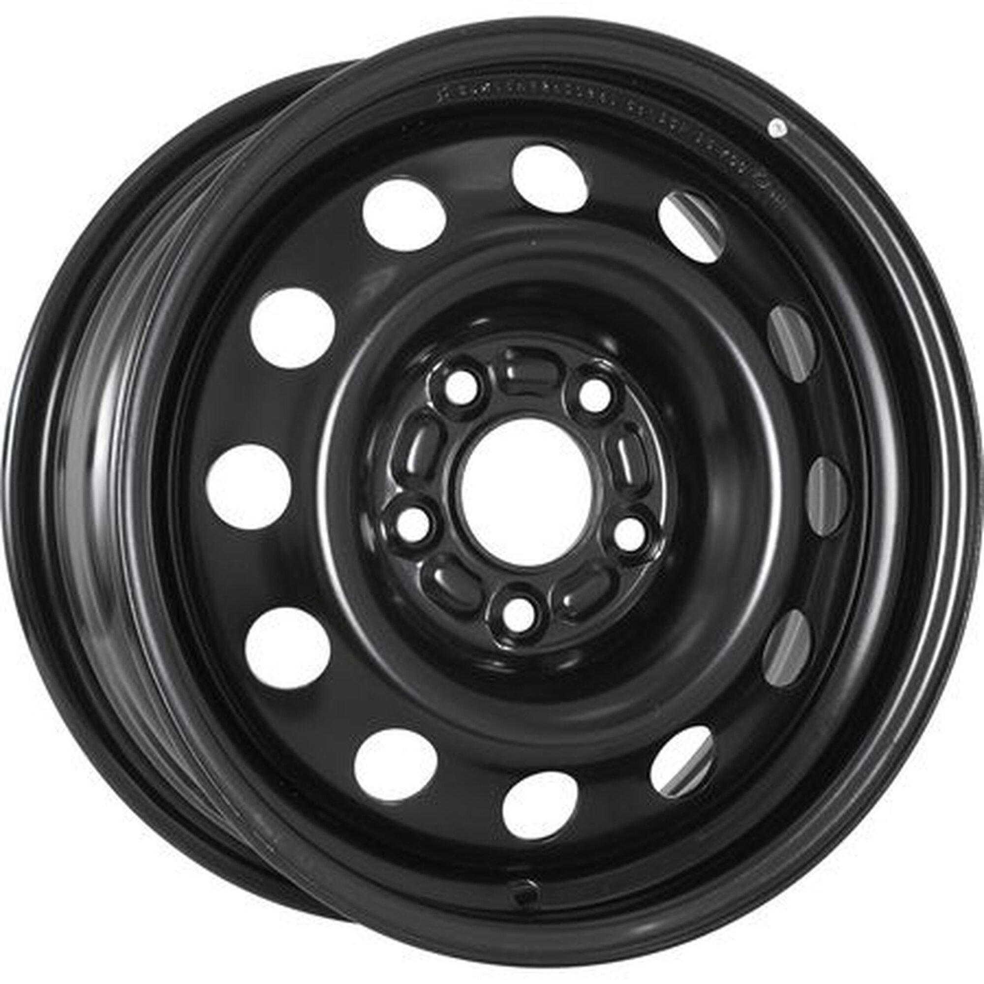 Колесный штампованный диск Евразиа тапо 64L35F R15x6 5x110 ET35 CB65 Black