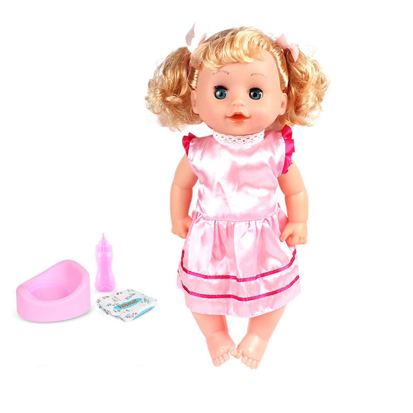Игрушки для игрового дома экспортные с коляской Игрушки кукольного игрового дома Качели Набор игрушек (Принцесса Сяоли + трехкомпонентный набор)