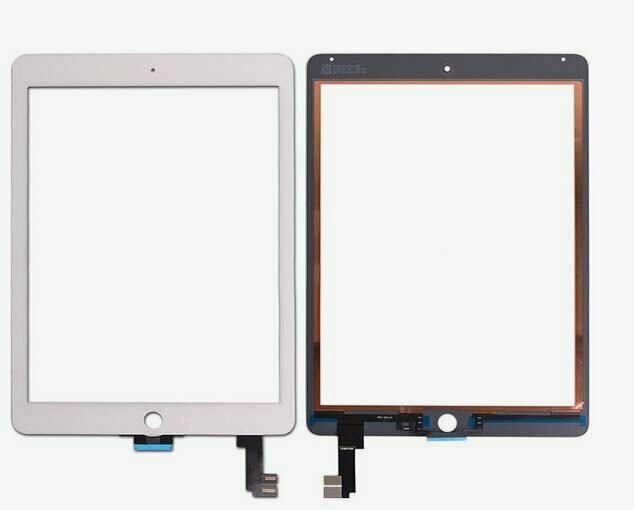 Тачскрин для Apple iPad Air 2 (A1566/A1567) без кнопки Home белый (White)