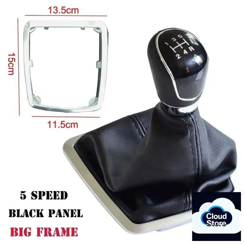 Ручка кпп с чехлом для Ford Focus 2 MK2 FL C-MAX MK3 MK4 рестайлинг большая рамка