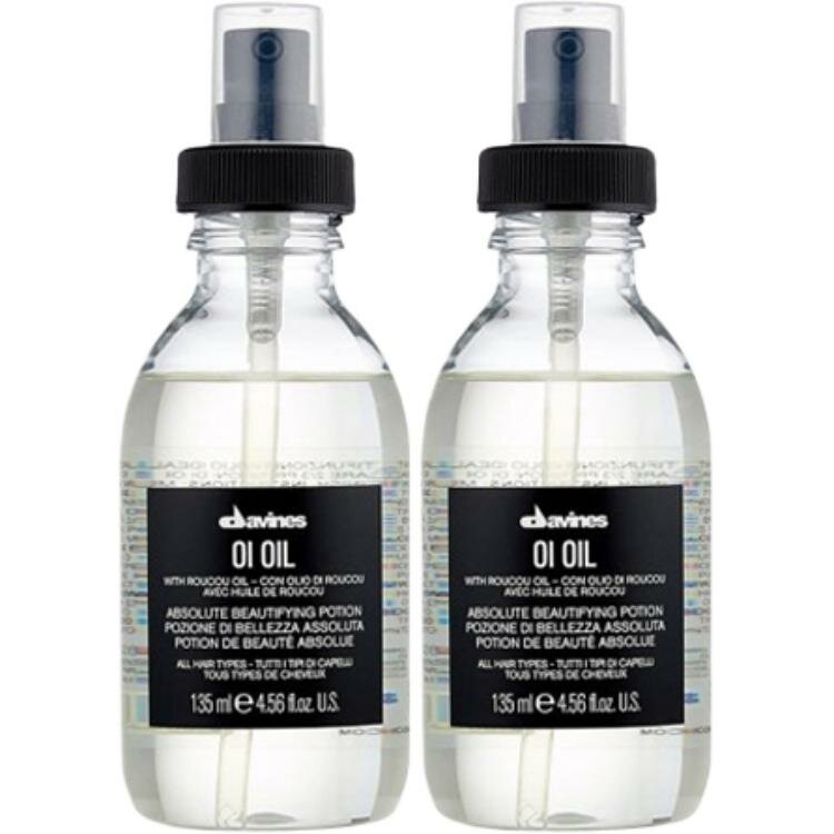 Масло для волос унисекс DAVINES OI разглаживающее восстанавливающее увлажняющее, 135ml*2