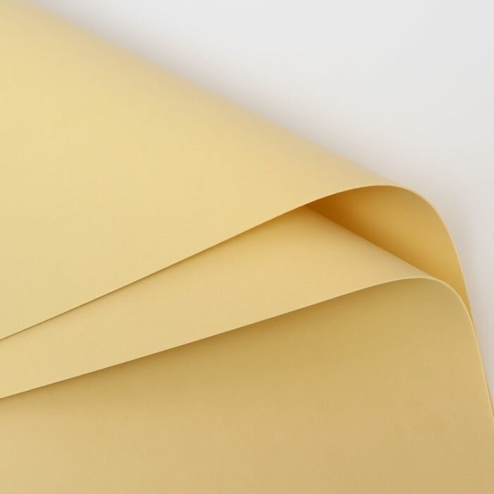 Набор фоамирана 5 листов, цвет - белая роза, 1 мм, 60х70 см