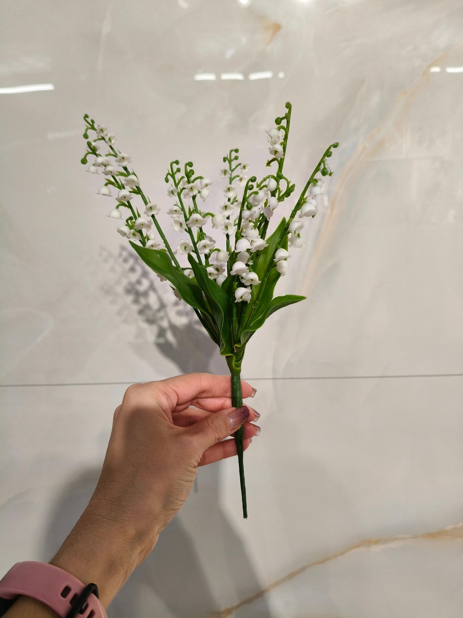 Букет ландышей 33 см, силикон