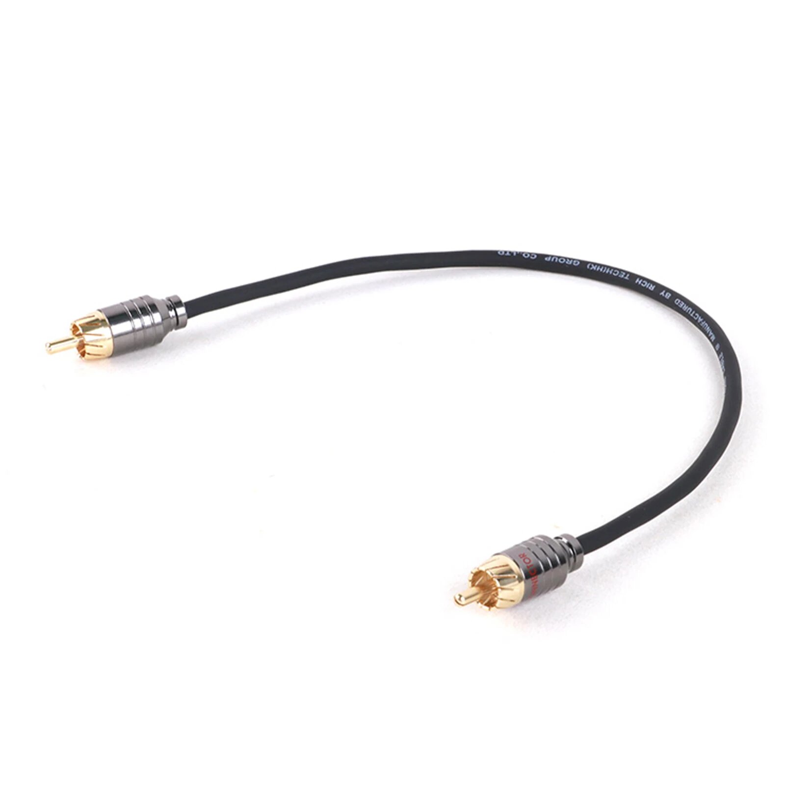 RCA кабель Черный 1м GuerGuo