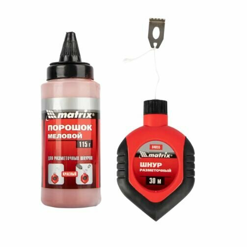 Шнур разметочный на катушке Matrix 84855 30 м порошок 115 г