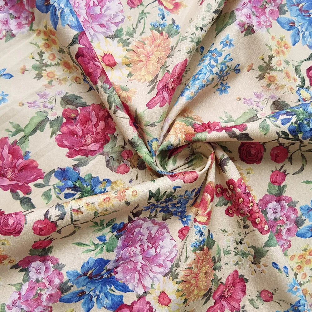 Винтажный хлопковый поплин Fabric Shipper для детского платья