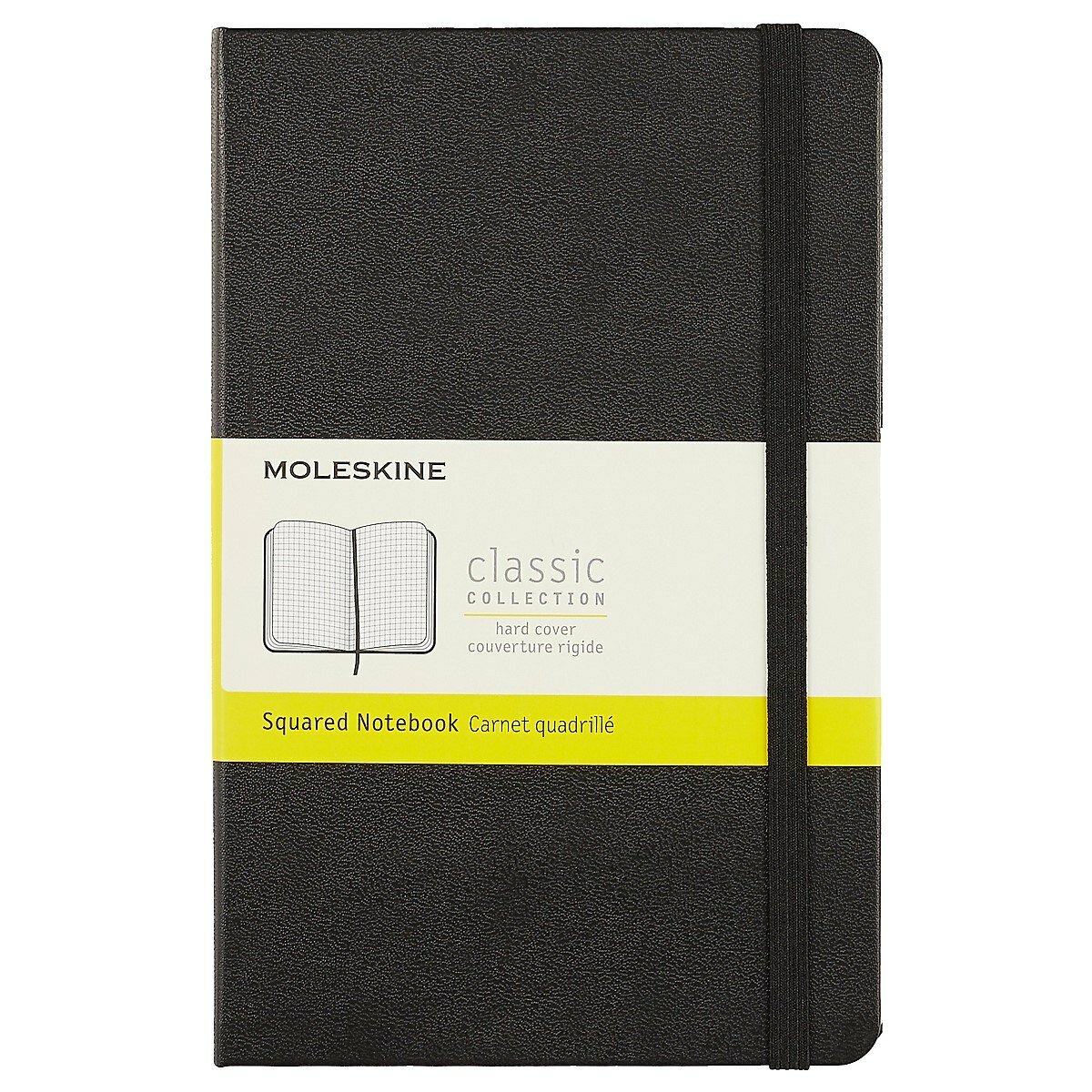 Записная книжка «Classic Medium» А6+, 120 листов в клетку, чёрная, Moleskine