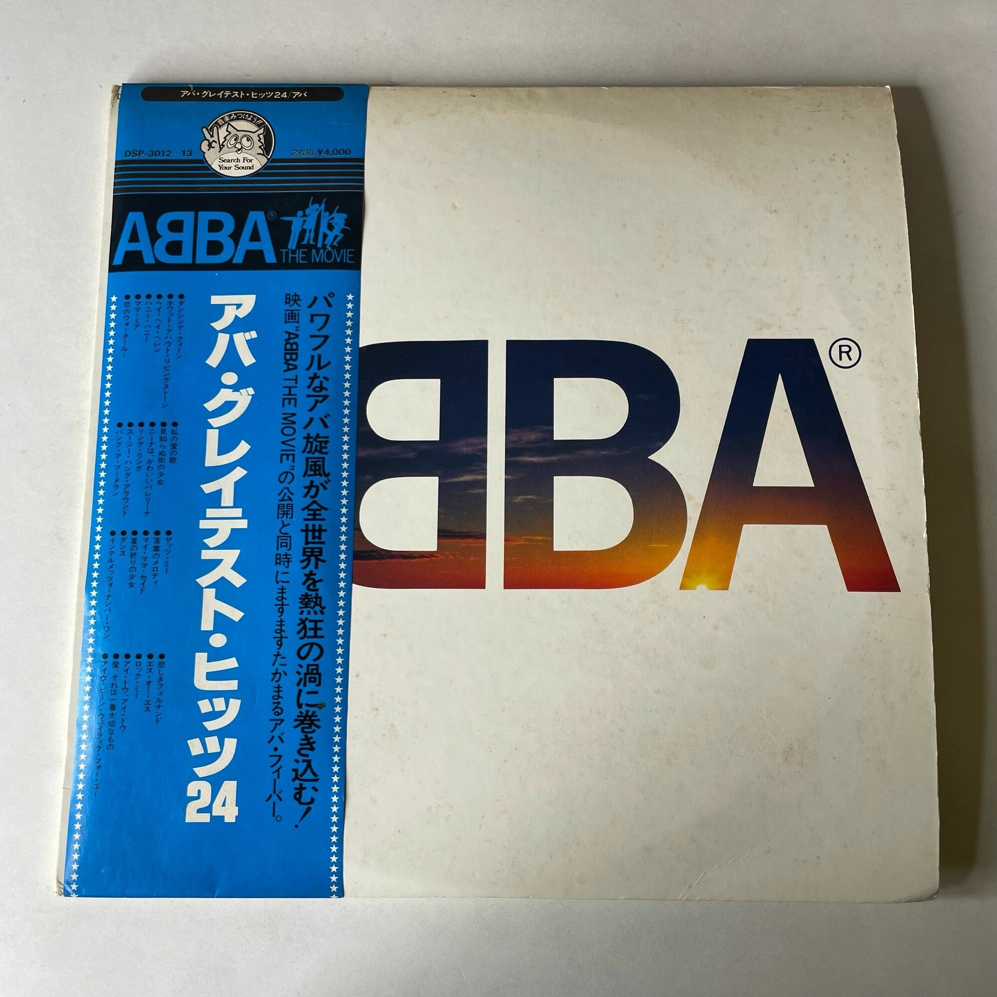Винтажная виниловая пластинка LP ABBA абба, ABBA's Greatest Hits Лучшие Хиты 24 (Япония 1980) (Оби)