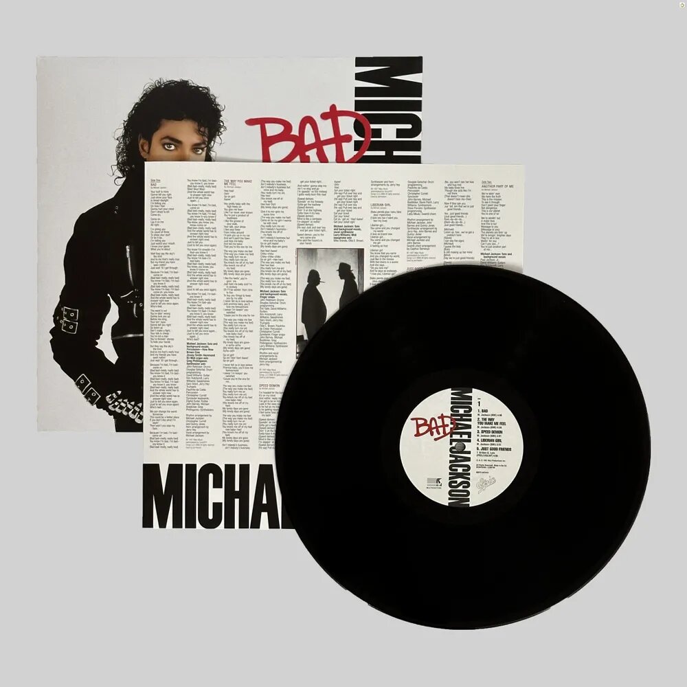 MICHAEL JACKSON Bad LP виниловая пластинка, издание 2016 года, импорт из ЕС