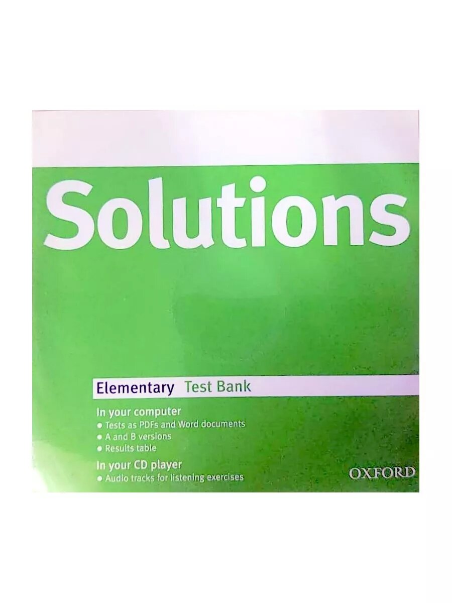 Solutions Elementary Test MultiROM | книги — учебная литература